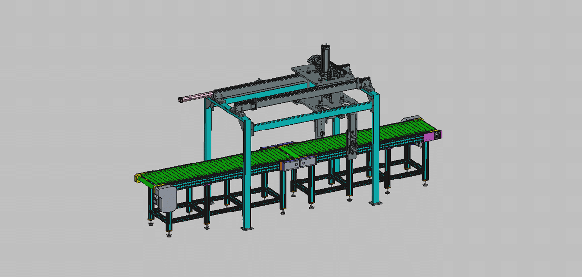 Advanced Truss Assembly Line Material Collection Drawing - MechStream