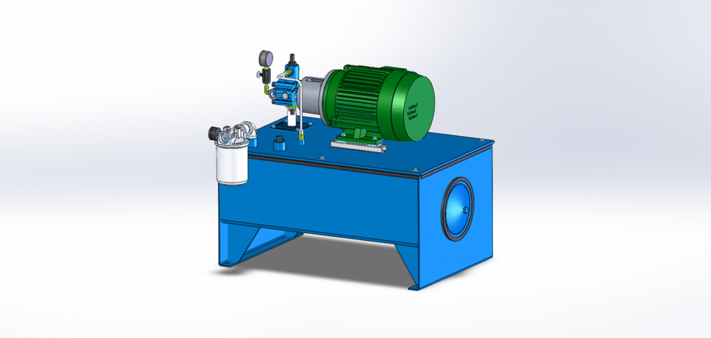 Precision Sheet Metal Flanging Mechanism Drawing - MechStream