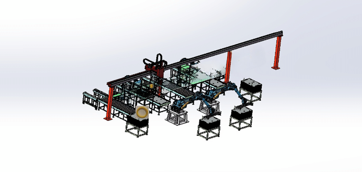 Awesome Transfer Palletizing Conveyor Line Drawing Download - MechStream