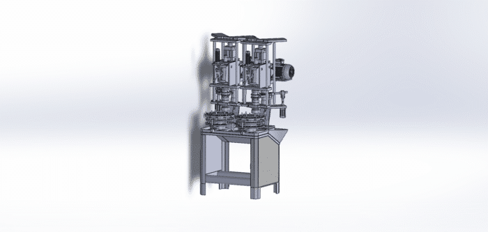 Automated Rotary Table Drilling Machine Drawing: Download Now! - MechStream