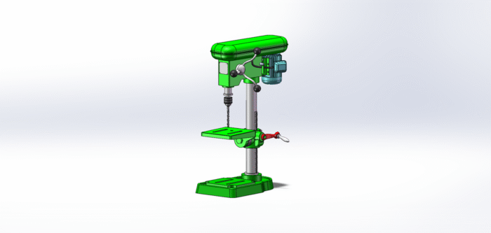 Bench Drill Drawing: A Free Download - MechStream