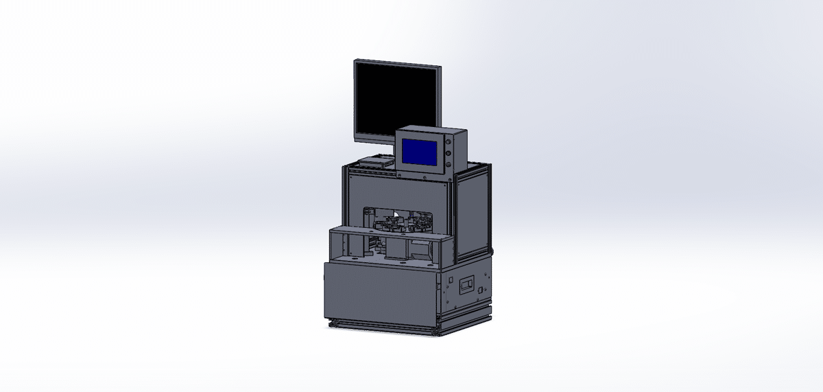 Precision Circuit Board Testing Equipment Drawing: Free Download ...