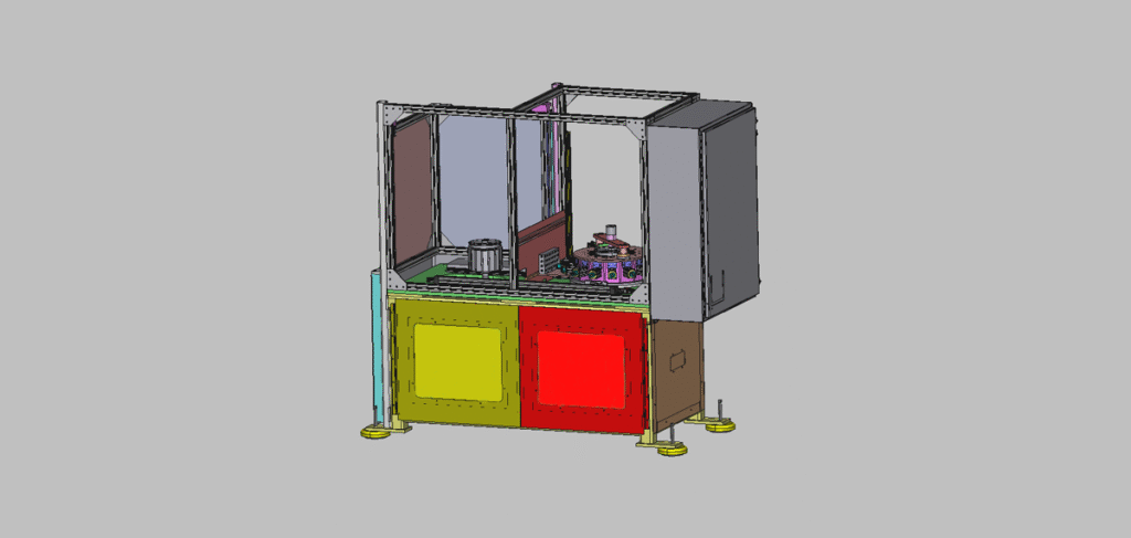 Precision Power: Magnet Automated Assembly Equipment Drawing - MechStream