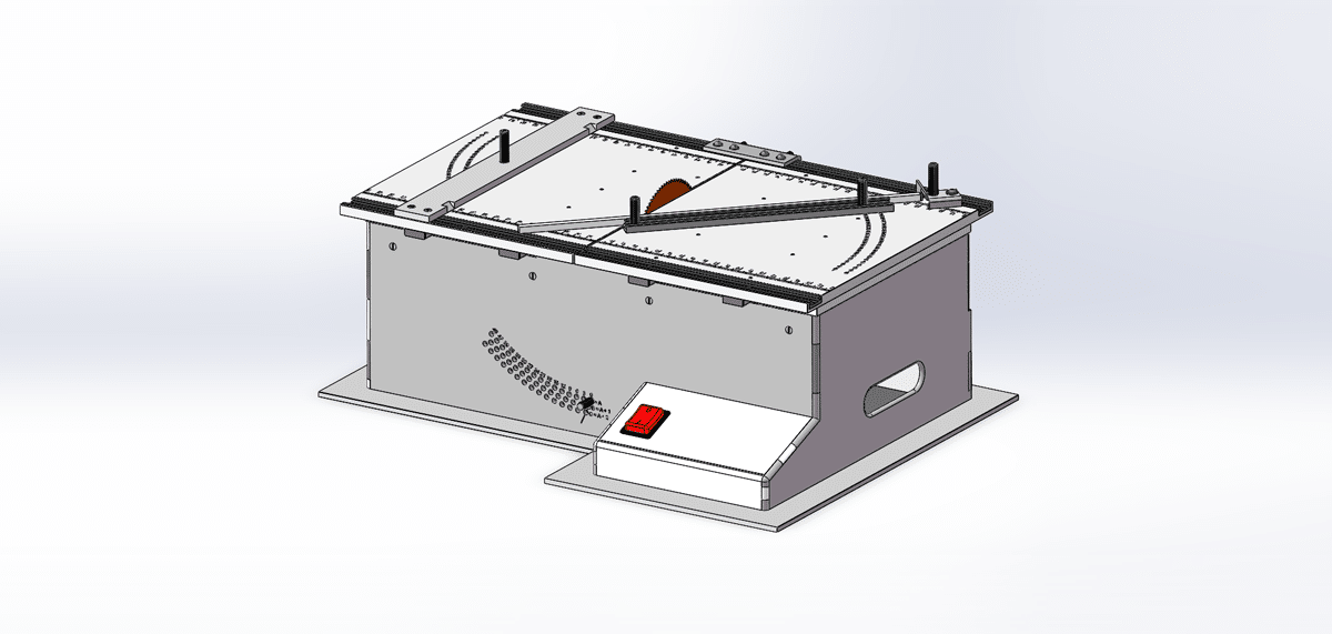 Master Circular Saw Machine Drawing - MechStream