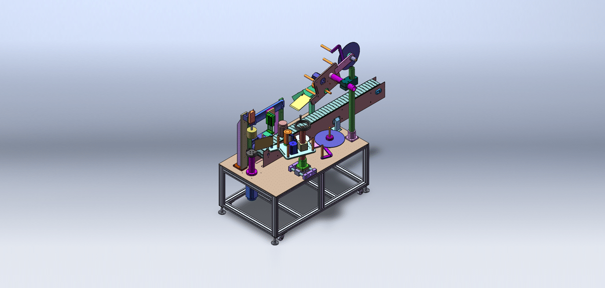 Ultimate Packaging Labeling Machine Drawing to Download - MechStream