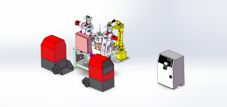 Masterful Robotic Automatic Welding Machine Drawing - MechStream