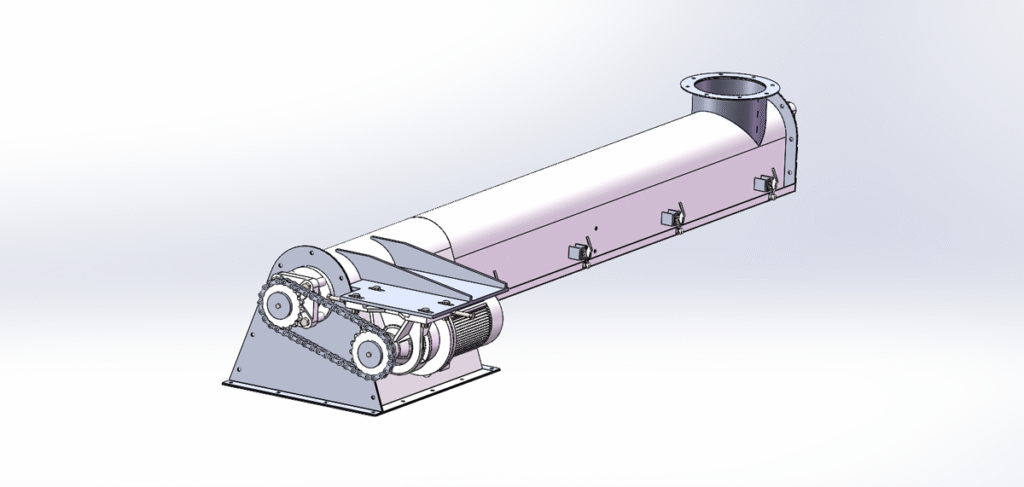 Powerful Screw Conveyor Drawing: Free Blueprint for Success - MechStream