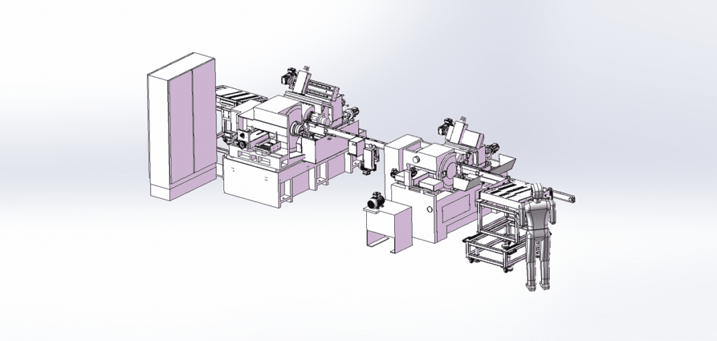 Power Automatic Grinding Production Line Drawing: Free - MechStream