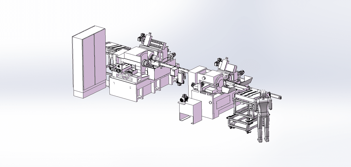 Power Automatic Grinding Production Line Drawing: Free - MechStream