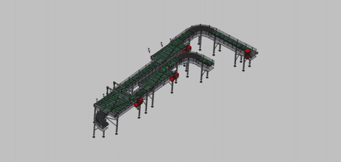 Streamline Production: Free Complex Multi-Stage Chain Conveyor Line ...