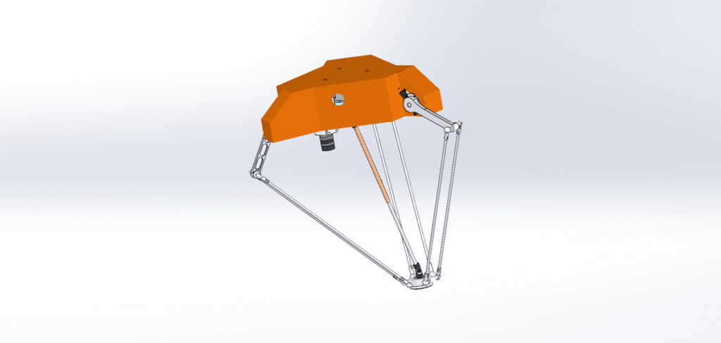 Desenho de robô delta de alta velocidade: download gratuito - MechStream