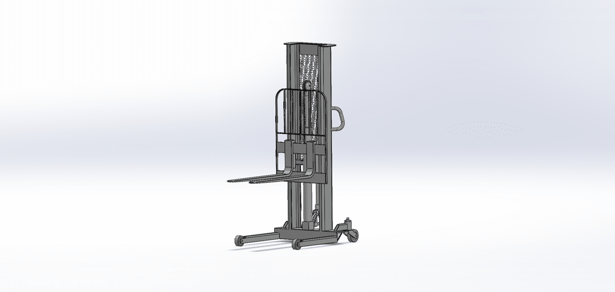 Ultimate Handheld Hydraulic Forklift Drawing Download - MechStream