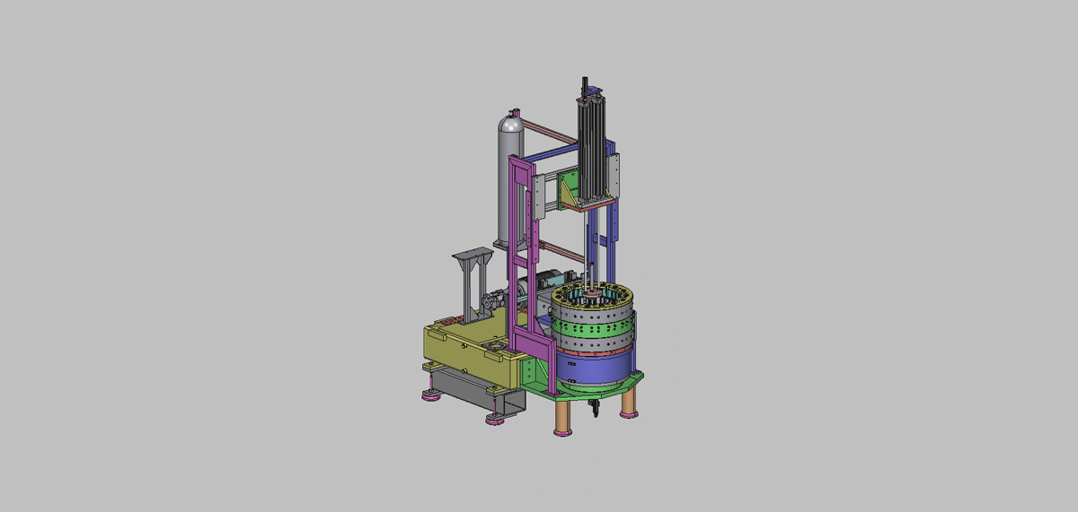 Free Large-Diameter Pipe Internal Welding Machine Drawing - MechStream