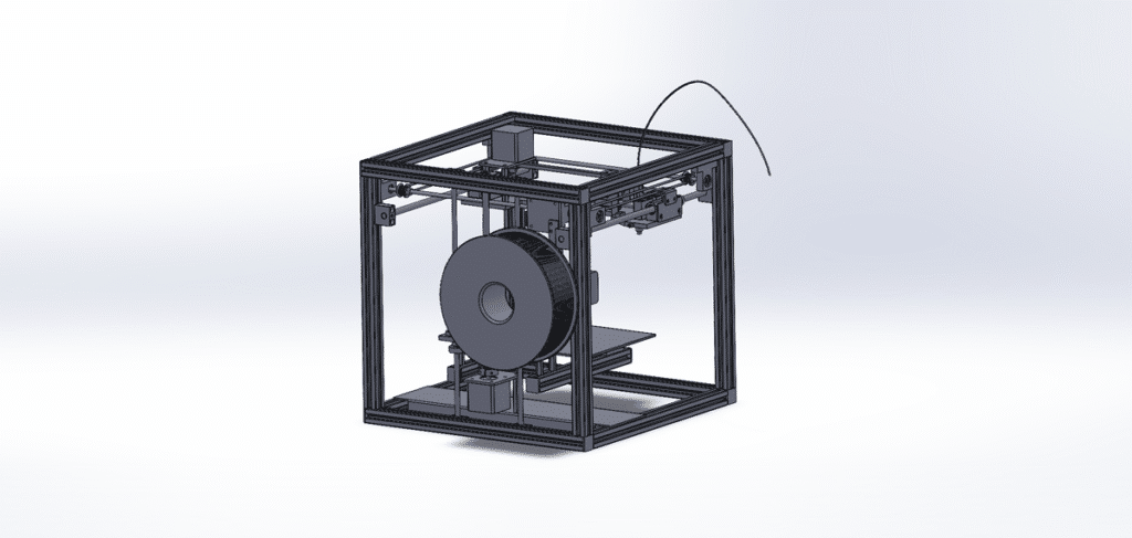 Precision Misumi 3D Printer Drawing - Free Download! - MechStream