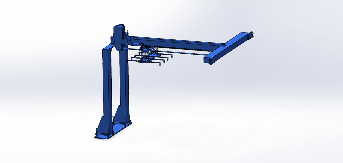Robotic Precision: Free Press Handling Robot Drawing Download - MechStream