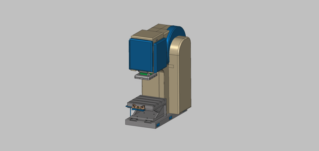 Free Punch Press Machine Technical Drawing - MechStream