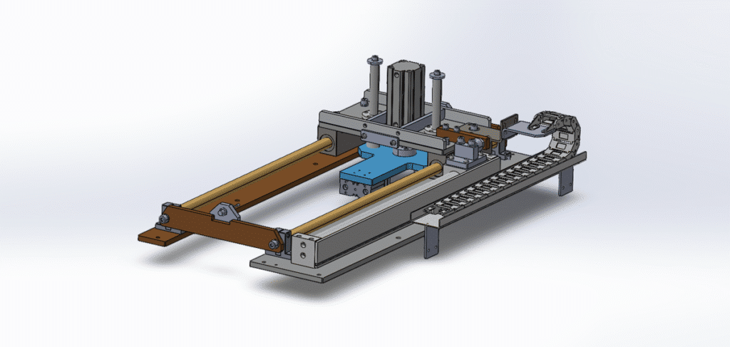 Free Reciprocating Positioning Mechanism Drawing Download - MechStream