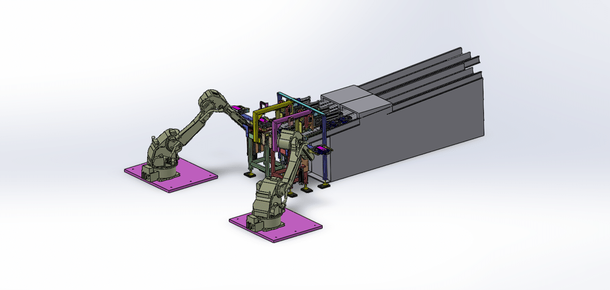 Download Free Robotic Automatic Assembly Line Drawing! - MechStream