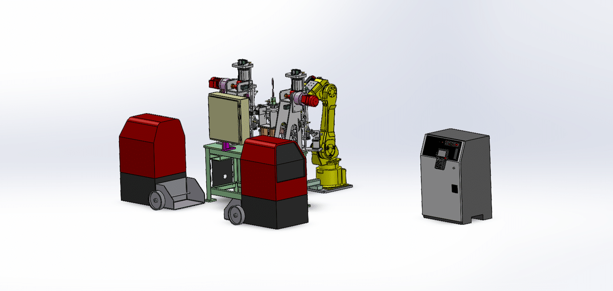 Download Powerful Robotic Automatic Welding Machine Drawing for Free ...