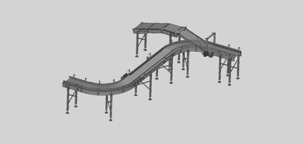 Keep It Rolling: Free Roller Conveyor Line Drawing Download - MechStream