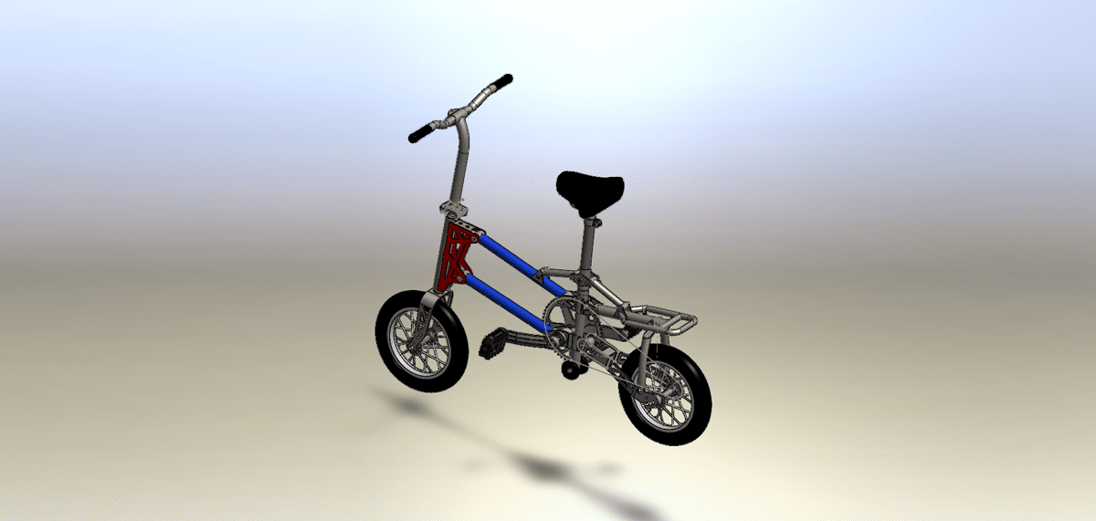 Compact Commuter: Free Small Bicycle Drawing Download - MechStream