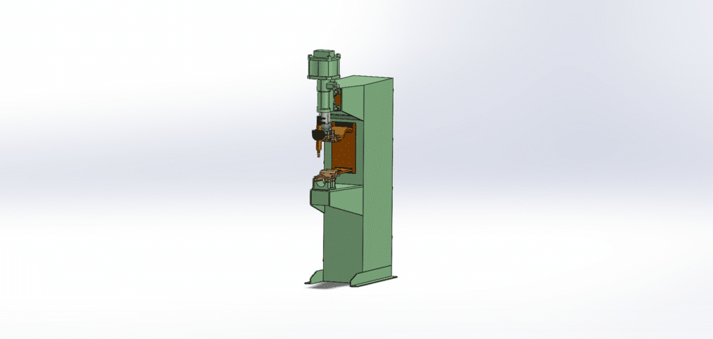 High-Performance Spot Welding Machine Drawing: Free Download - MechStream