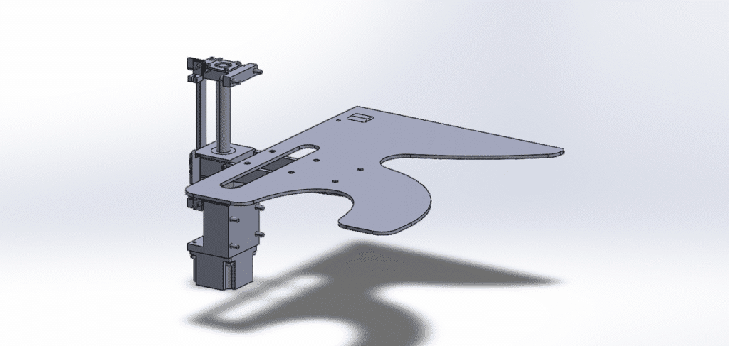 High-Precision Stepper Drive Lift Mechanism Drawing: Free Download ...