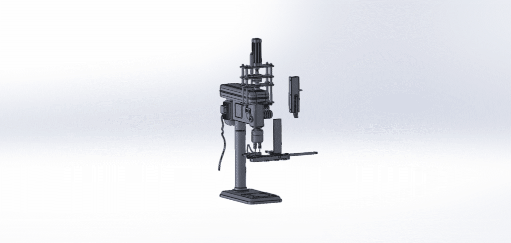 Free Vertical Drilling Machine CAD Drawing Download! - MechStream