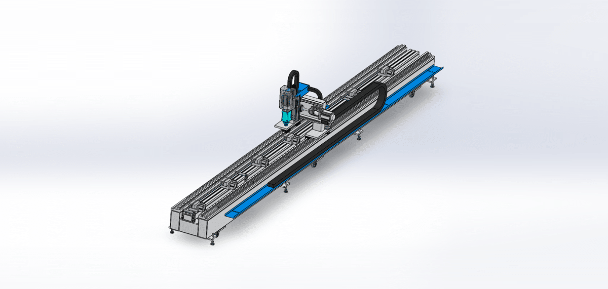 Your Free 6-Meter Gantry Milling Machine Drawing - MechStream