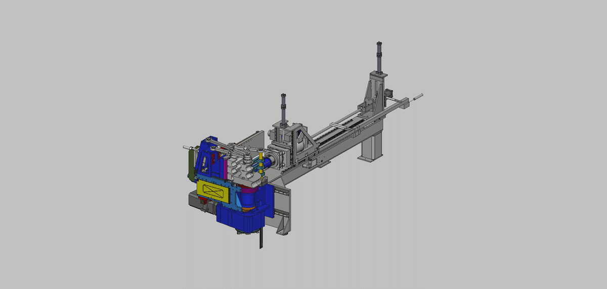 Free Automated CNC Pipe Bending Machine Drawing - MechStream