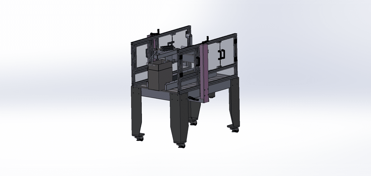 Instantly Download Free Automatic Carton Sealing Machine Drawing ...