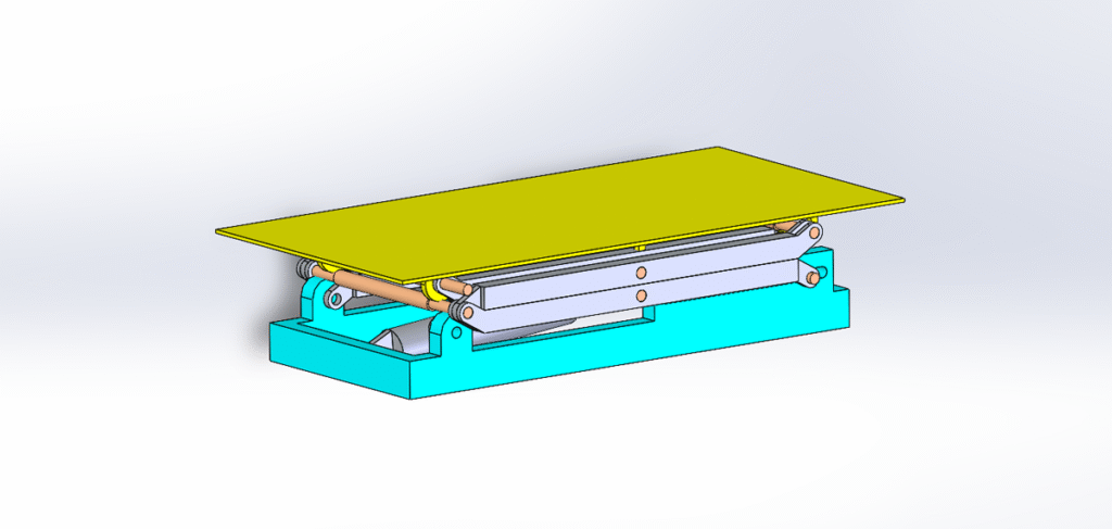 Dynamic Scissor Lift Platform Simulation Drawing Free Download - MechStream