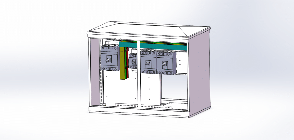 Amazing 3D SMC Enclosure JP Cabinet Drawing Free Download - MechStream