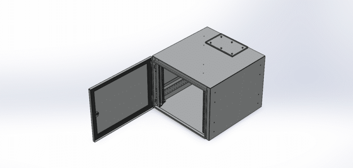 Rugged 9U IP65 Wallbox Drawing Unlocked Free Download Now - MechStream