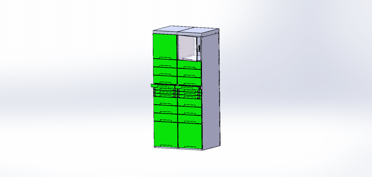 Innovative Express Locker Sub-Cabinets Drawing Free Download - MechStream