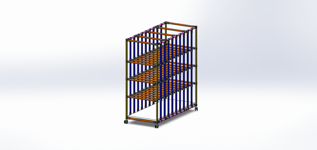 Definitive Lean Pipe Turnover Cart Drawing Efficient Free Download ...
