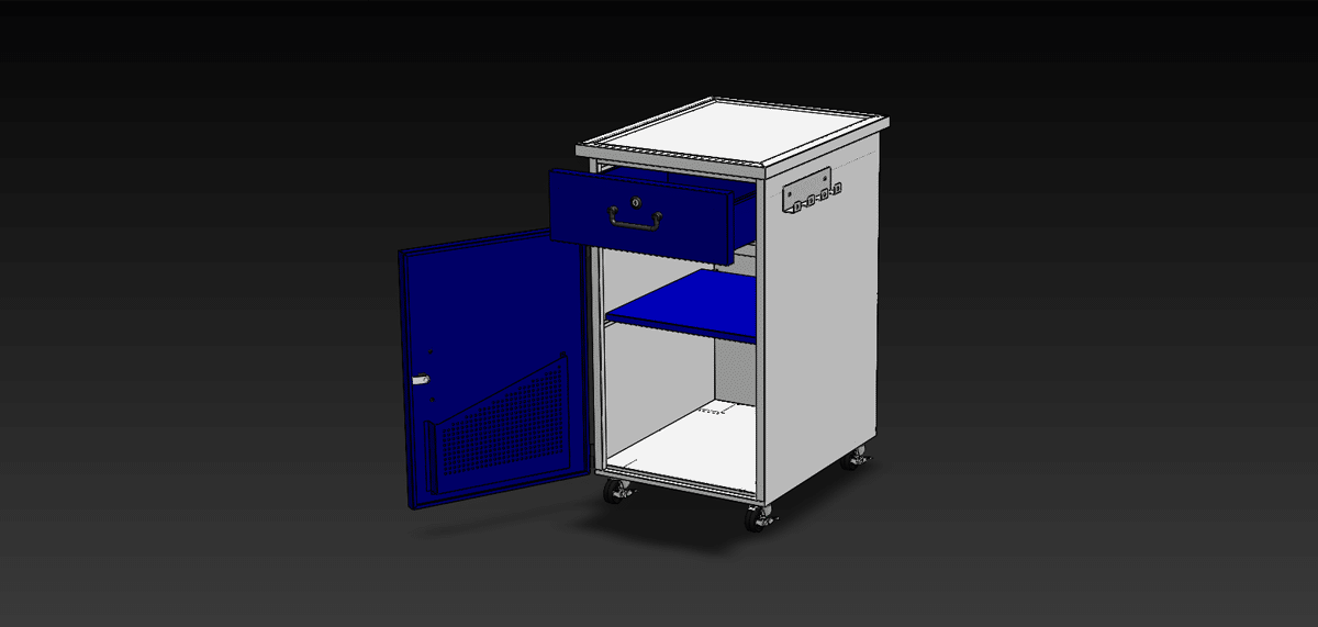 Get Your Ultimate Rolling Tool Cart Drawing - MechStream