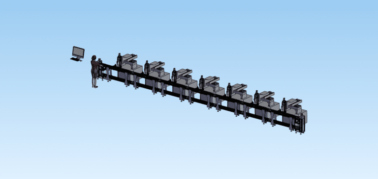 Download Pro CNC Machining Line Technical Drawing - MechStream
