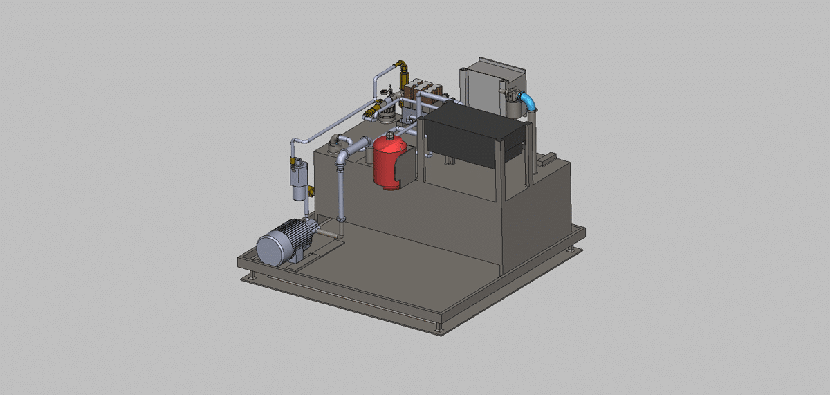 Critical Large Hydraulic Station Drawing Download Power Your Machines ...
