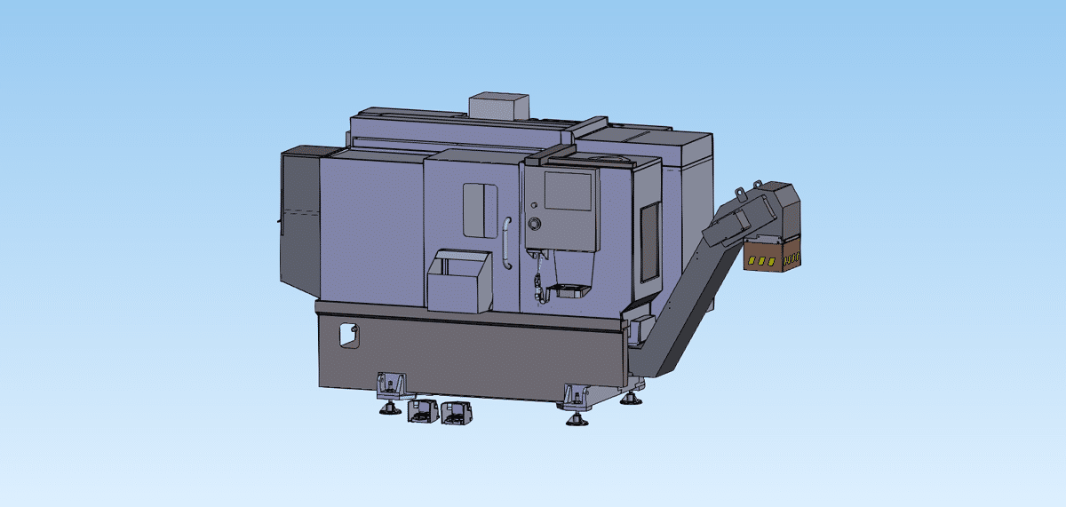 Download Advanced Six-Axis CNC Machining Center Drawing - MechStream