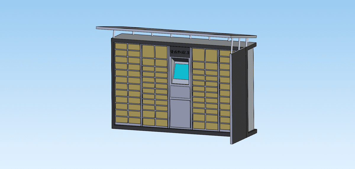 Get Professional Smart Parcel Locker Drawing Today - MechStream