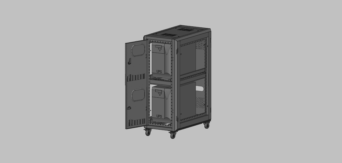 Ultimate UPS Cabinet Drawing Free Download Secure Your Power - MechStream