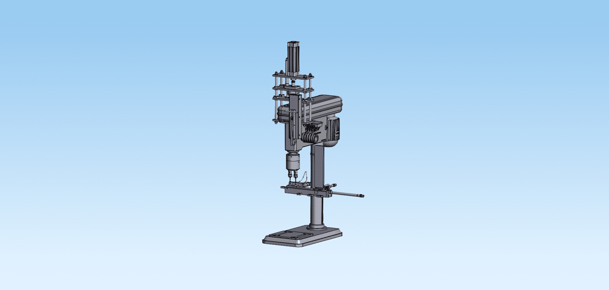 Download Pro Vertical Drilling Machine Drawing Now - MechStream