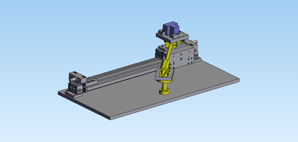 Get Professional 90° Rotational Moving Mechanism Drawing - MechStream