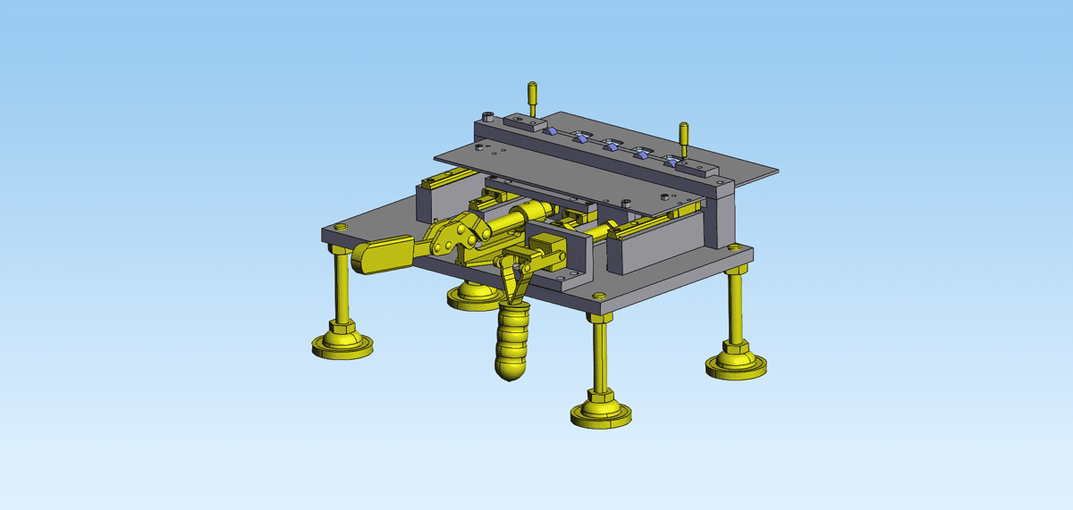 Download Precise Connector Pin Forming Fixture Drawing - MechStream