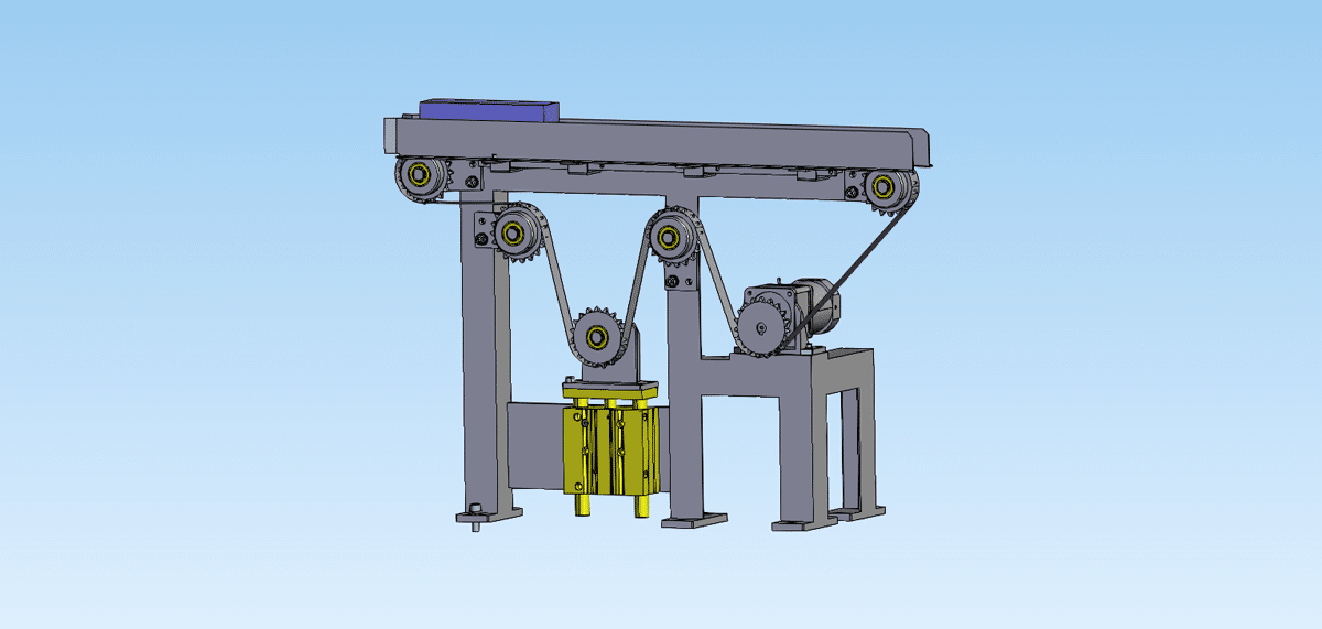 Get Pro Conveyor With Automatic Tensioning Mechanism Drawing Now ...