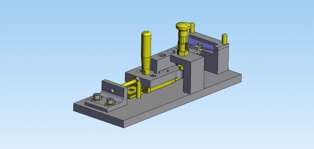 Download Advanced Irregular Workpiece Clamping Mechanism Drawing ...