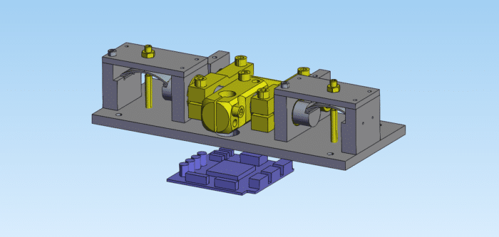 Download Precision Leaf Spring-Based Fine Adjustment Mechanism Drawing ...