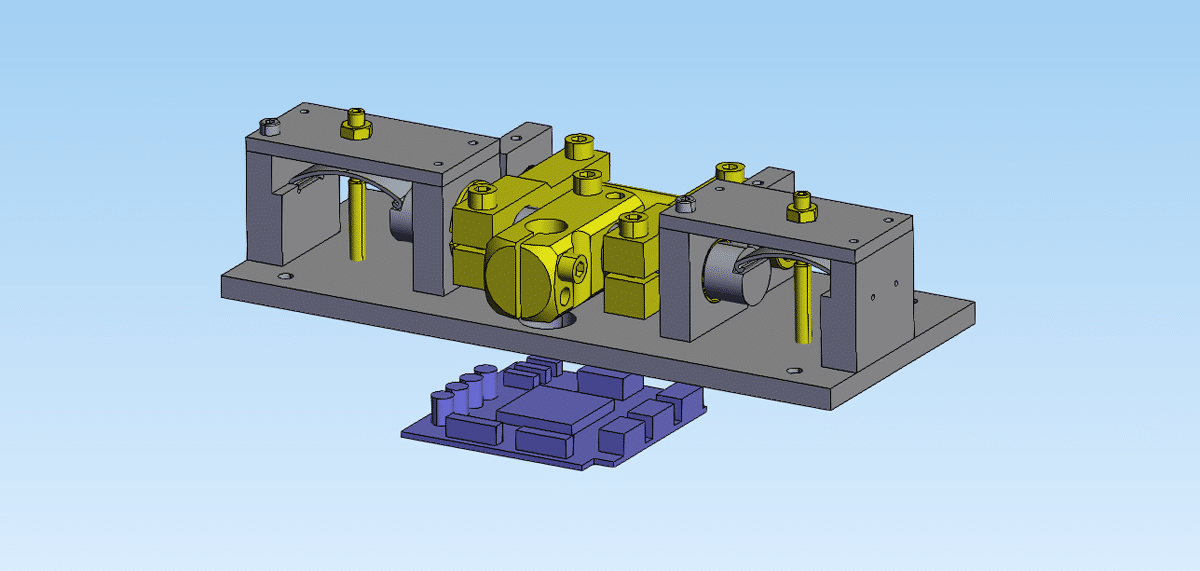 Download Precision Leaf Spring-Based Fine Adjustment Mechanism Drawing ...