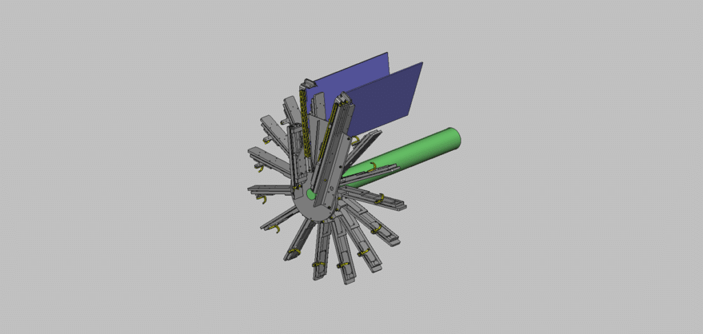 Download Automated Loading and Unloading Workpieces System Drawing ...